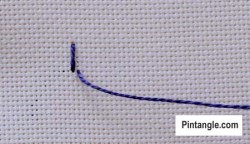 How to hand embroider Satin Stitch - Pintangle