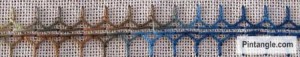 How to hand embroider Half Chevron stitch – Pintangle