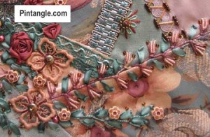 Bullion Knot Stitch - Pintangle Hand embroidery stitches
