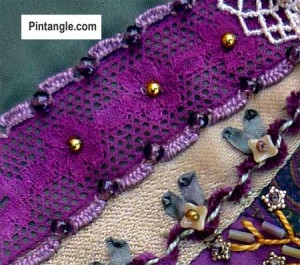 Beaded Hedebo Edge Stitch Tutorial - Pintangle