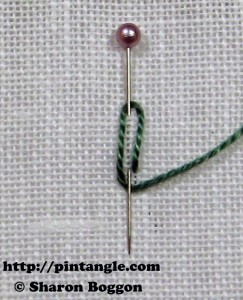 Closed Base Needlewoven Picot - Pintangle
