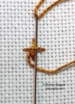 Raised Cross Stitch Flower Stitch - Pintangle