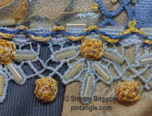 Raised Cross Stitch Flower Stitch - Pintangle