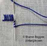 Buttonhole Picot — 2 Versions - Pintangle Stitch Dictionary