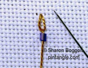 Linked chain and Beaded Link Chain Stitch Tutorial - Pintangle