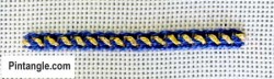 How to work Whipped Double Chain Stitch - Pintangle