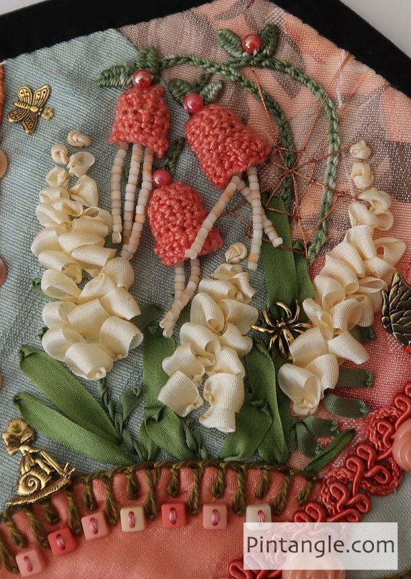 Raised embroidery and Stumpwork - Pintangle