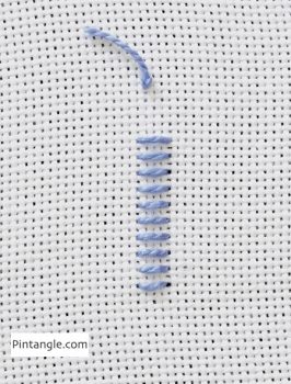 How to start embroidery without a Knot - Pintangle